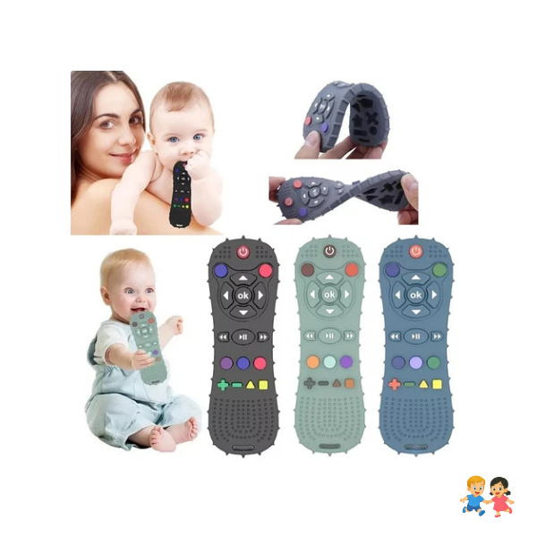 Mordedor Bebé Juguete Sensorial Diseño Control Remoto.